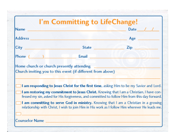 All Commitment Cards – Student Discipleship Ministries